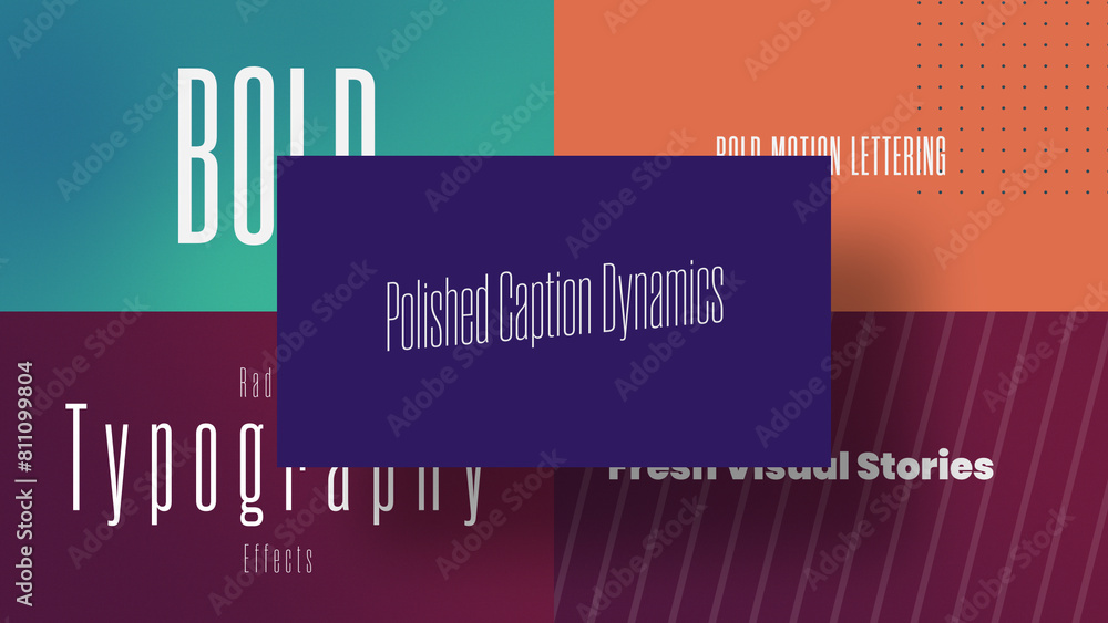 Dynamic Text Roll | Animated Titles with Control Panels Stock Template ...