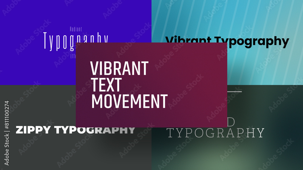 Minimal Text Pulse | Animated Titles with Control Panels Stock Template ...