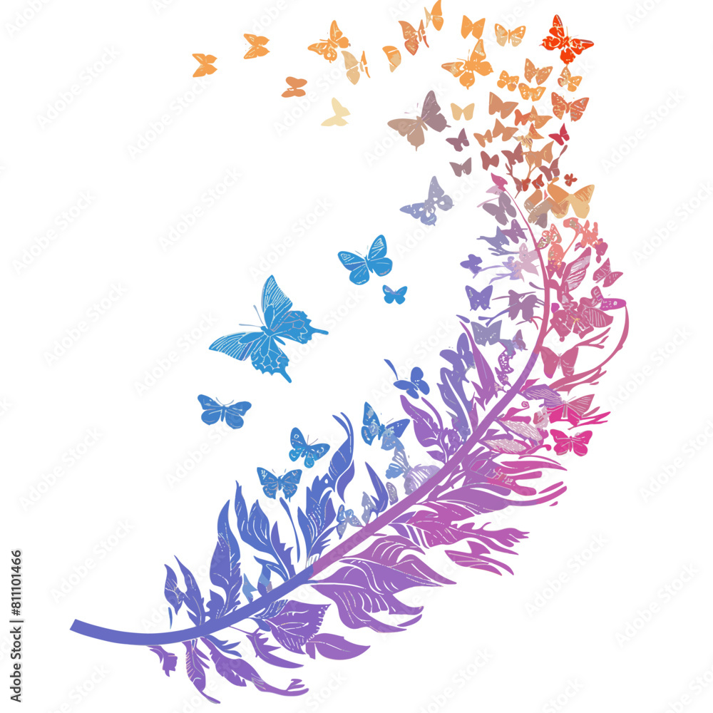 Boho Svg Feathers Clipart Feathers Cut File Feathers Vector Feathers Png Feathers