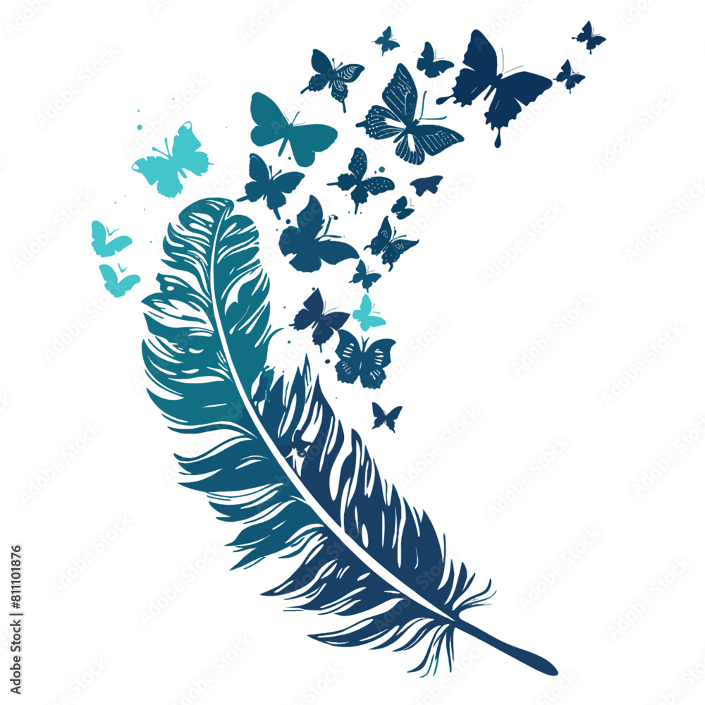 Boho Svg Feathers Clipart Feathers Cut File Feathers Vector Feathers Png Feathers