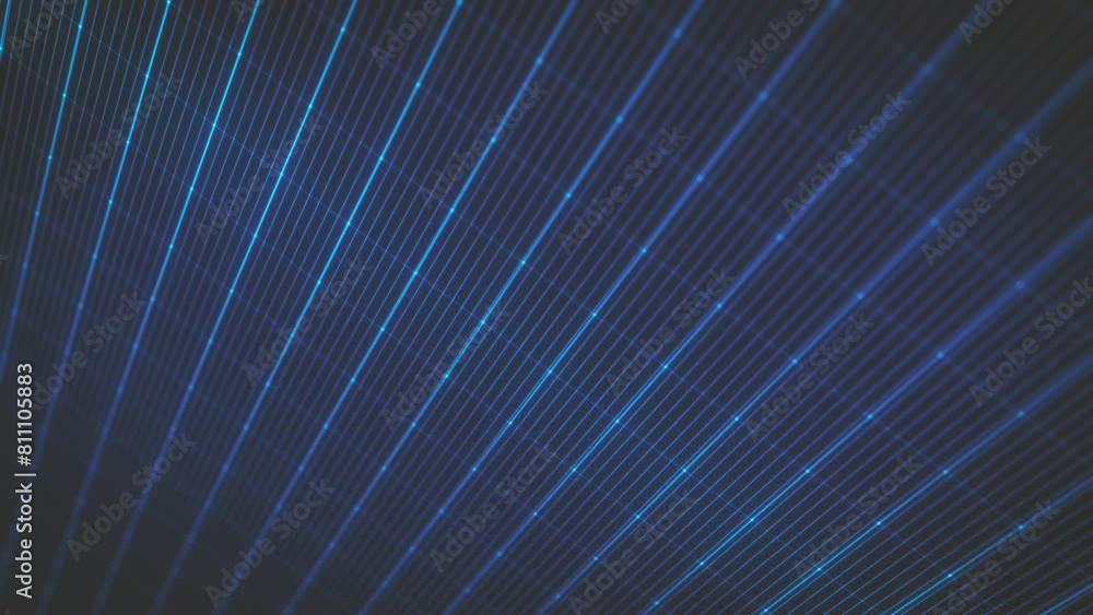 3d Technology Grid Rotating/ Animation of an abstract minimal ...