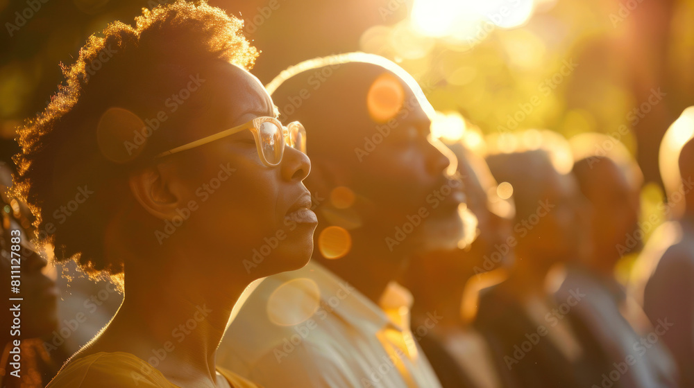 Diverse Group Praying Together, Pentecost a Christian holiday, the ...