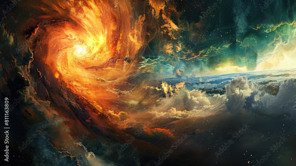 In the Biblical tale of creation the Earth was formed in a vivid ...