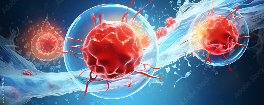 The function of white blood cells in the immune sys Stock Illustration ...