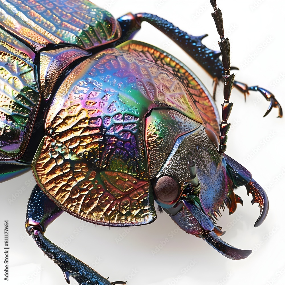 Captivating Crystalline Carapace A Macro Journey into the Dazzling ...