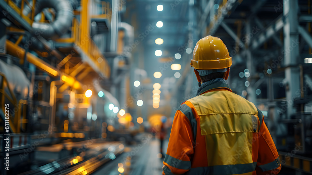 Health Safety Officer Conducts Risk Assessment at Factory for Safety ...