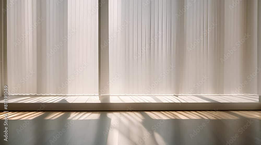 Vidéo Stock A soft, dappled shadow cast by a window, with light ...