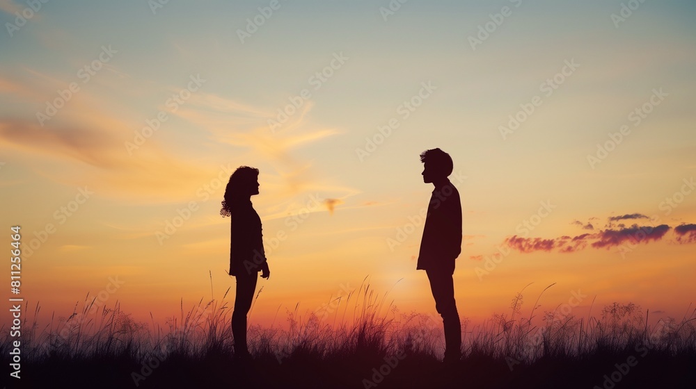 An image depicting the concept of conflict mediation, showcasing ...