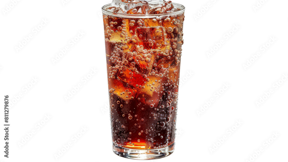 cola with ice isolated dicut PNG on transparent or white background cut ...