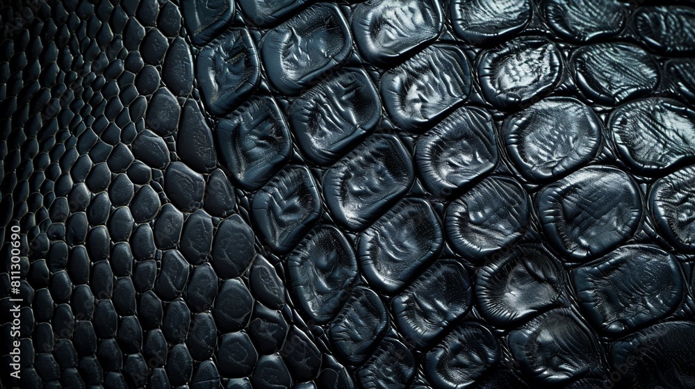 black leather texture, a Textured Surface with Dark Scale-Like Elements ...