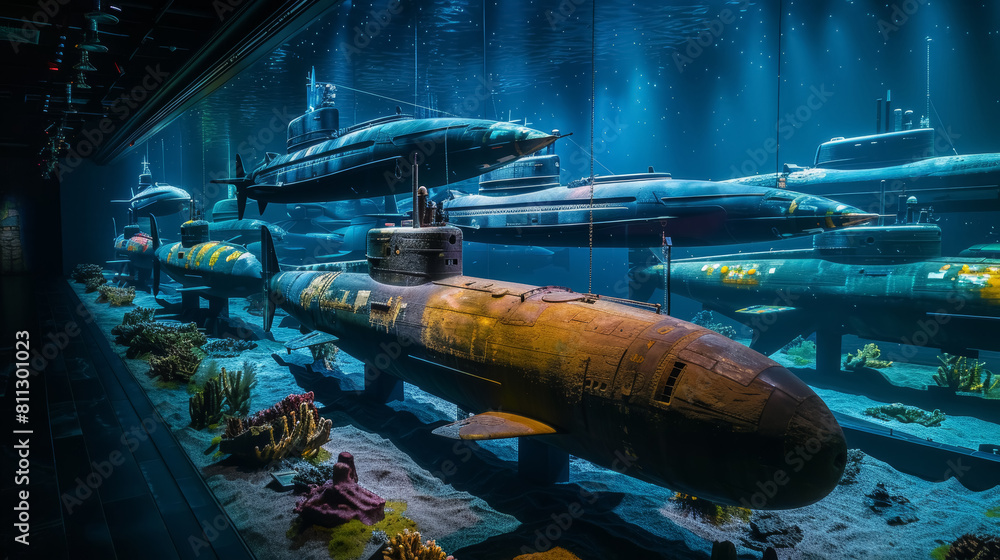 Evolution of Submarine Design: A Historical Display from Wooden ...