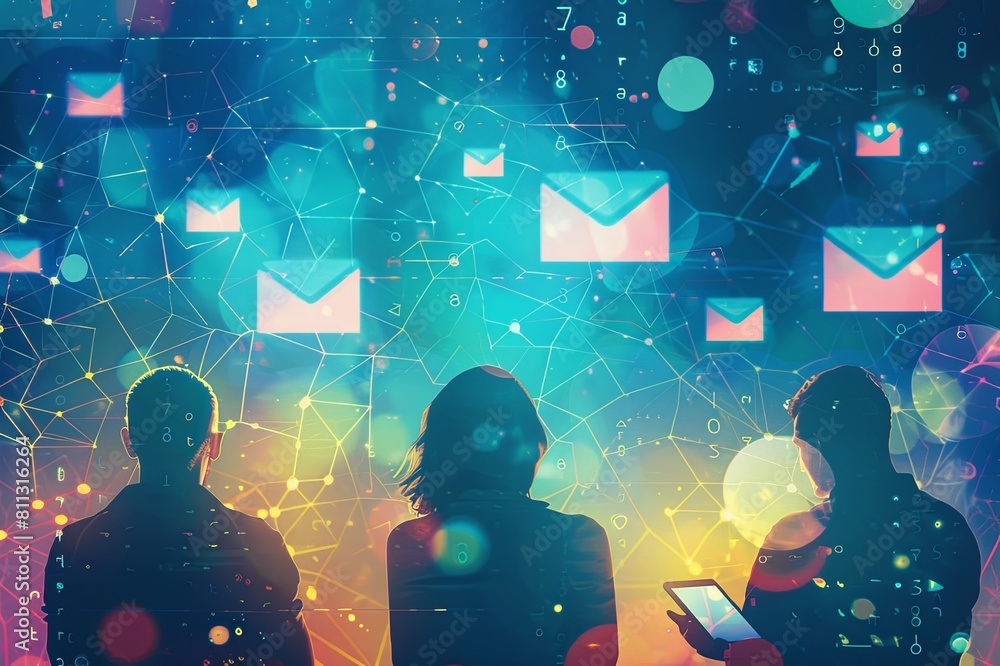 Delve into the digital landscape of communication, where technology ...