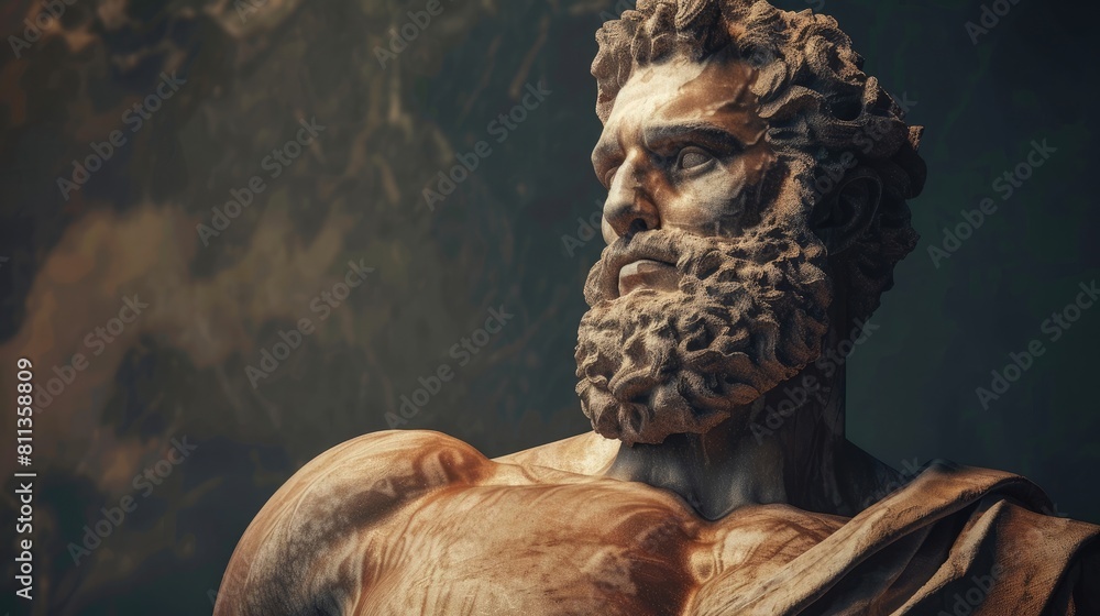 Foto de deity of hercules. ancient Greek mythology. Hercules was a ...