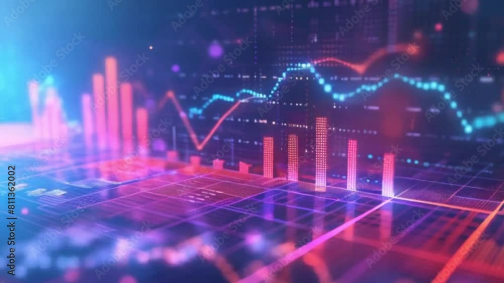 Visual Representation of Sales Bar Graph for Enhanced Insights vídeo de ...