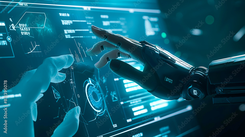 Advanced Interactio, Human Hand Meets Robotic Arm in a Dynamic Exchange ...