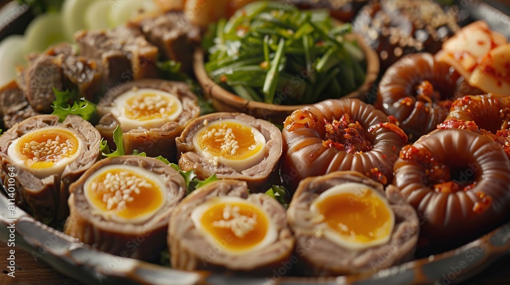 korea traditional beef intestine food . Generative Ai Stock ...