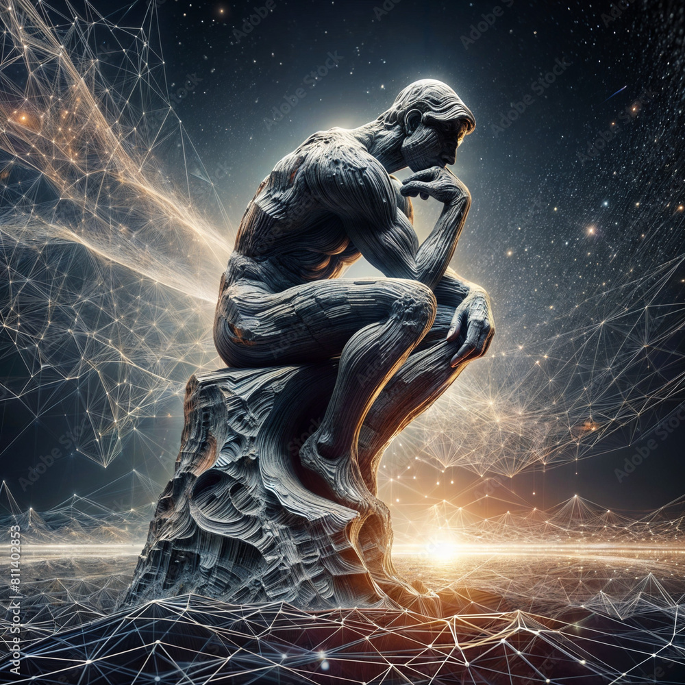 The representation inspires contemplation and intellectual exploration ...