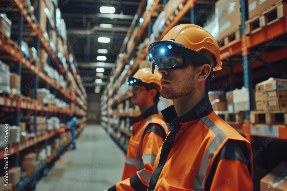 augmented reality warehouse workers using ar glasses for efficient ...