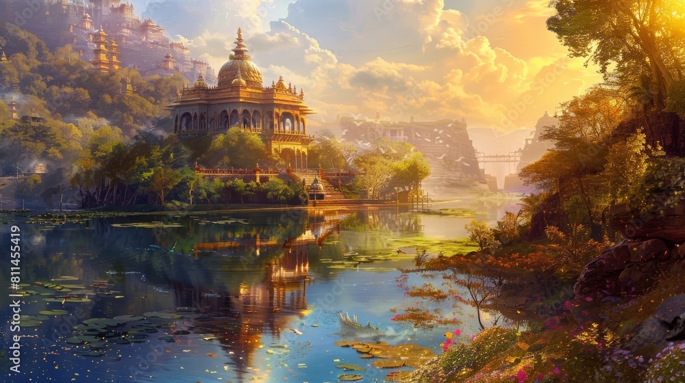 hindu temples, beautiful nature, meditation, sunshine, dharama, gurus ...