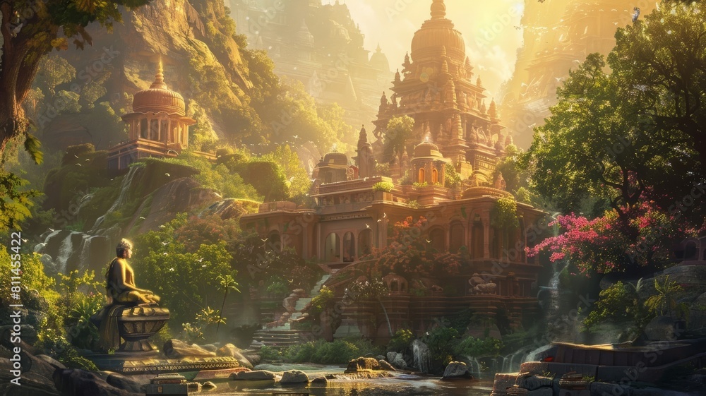 hindu temples, beautiful nature, meditation, sunshine, dharama, gurus ...