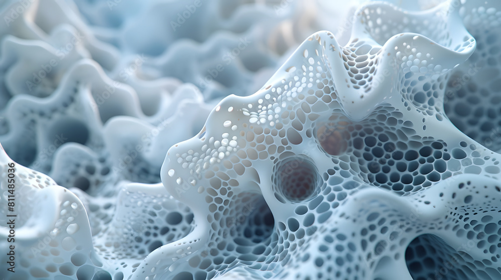 Medical Illustration: Structural Anatomy of Human Bones Stock ...