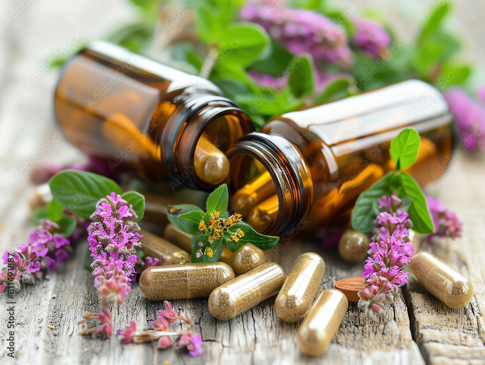 Analyze the pharmacological properties of herbal compounds used in ...