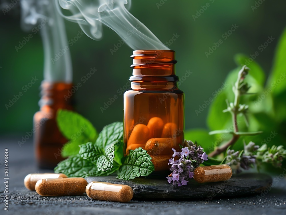 Analyze the pharmacological properties of herbal compounds used in ...