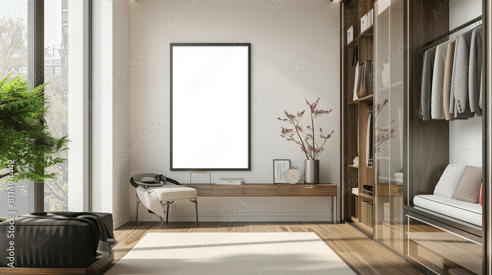 Frame Preview, Standard A4 Paper Size. Walk-in Closet Wall Poster ...