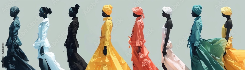 A fashion designer creates a clothing line with genderneutral designs ...