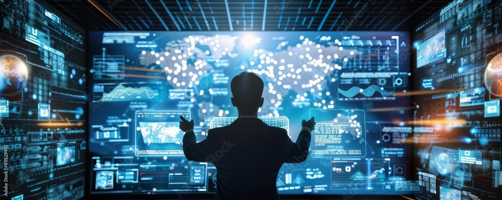 An innovative space where remote workers are plugged into a virtual ...