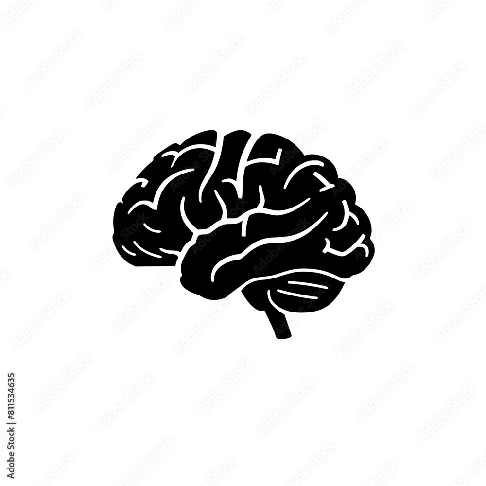 Brain svg, human brain svg, brain png, brain clipart, mental health svg ...