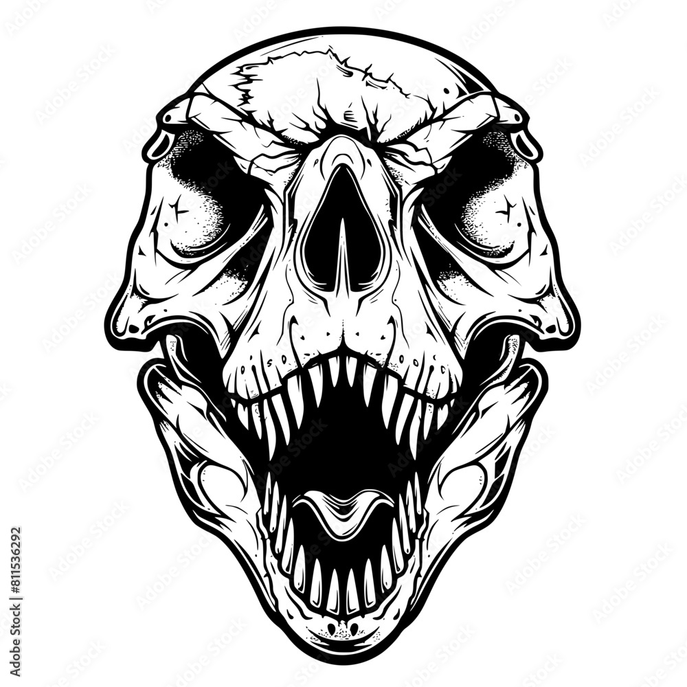 Dinosaur Skull svg, Dinosaur bone svg, Bones SVG, Dinosaur silhouettes ...