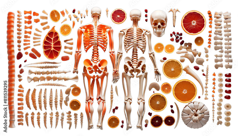 pain red spine visualising human colours orange health medicals anatomy ...