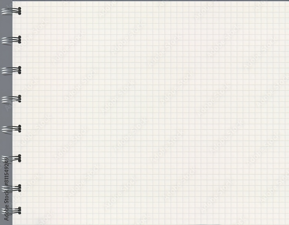 blank page white grid paper texture for background Stock Photo | Adobe ...