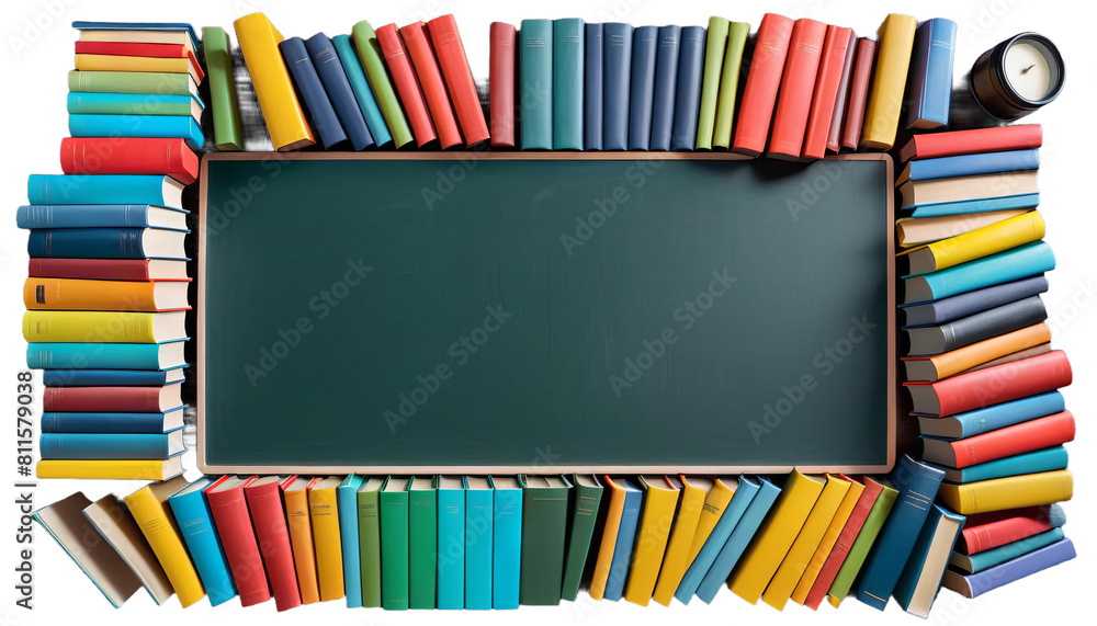 wooden books classroom reading table group blackboard education ...