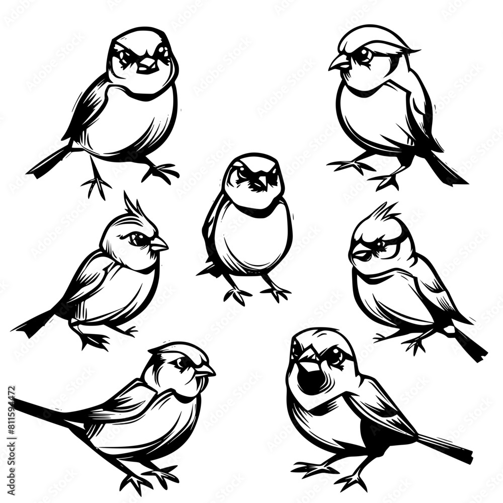 Bird svg, Bird svg bundle, Bird silhouette, Bird cut files, Bird ...