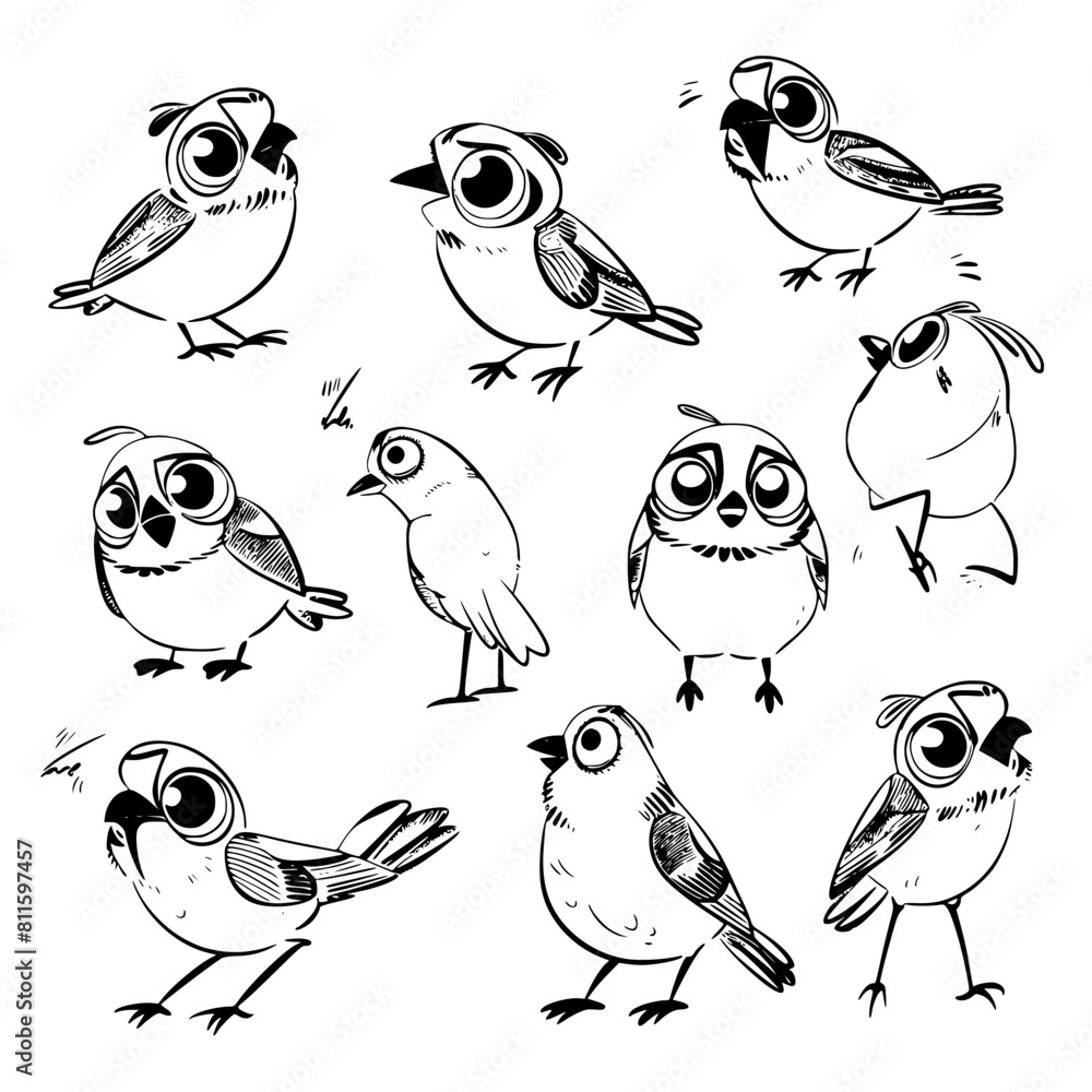 Bird svg, Bird svg bundle, Bird silhouette, Bird cut files, Bird ...