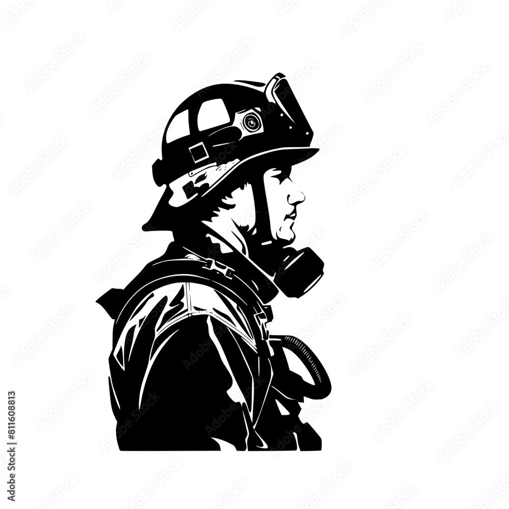 Firefighter Clipart, Fire Department Svg, Fire Truck Svg, Firefighter ...