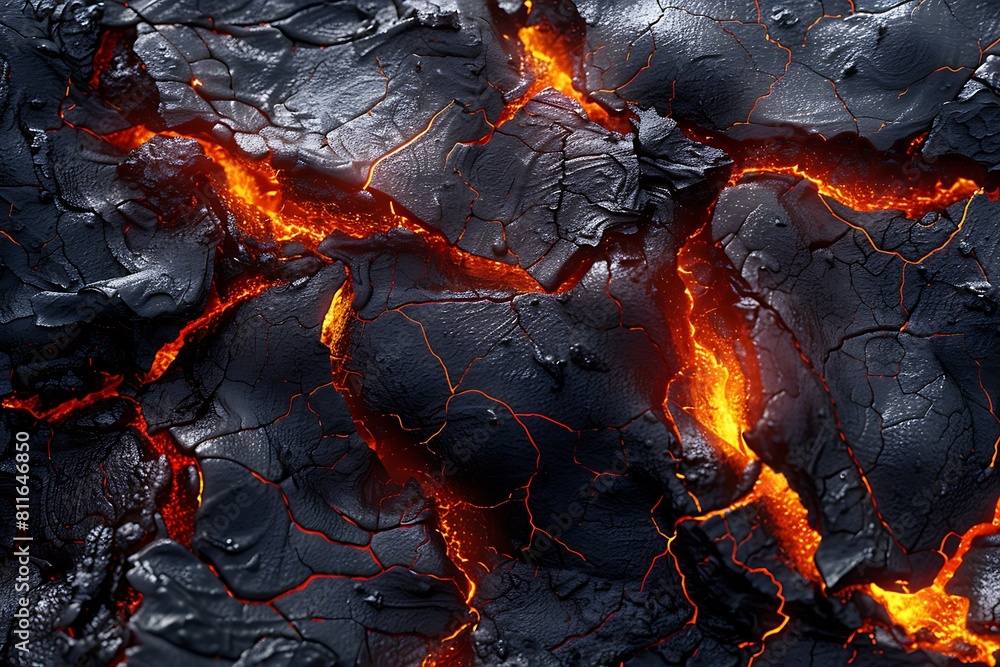 Lava texture fire background rock volcano magma molten hell hot flow ...