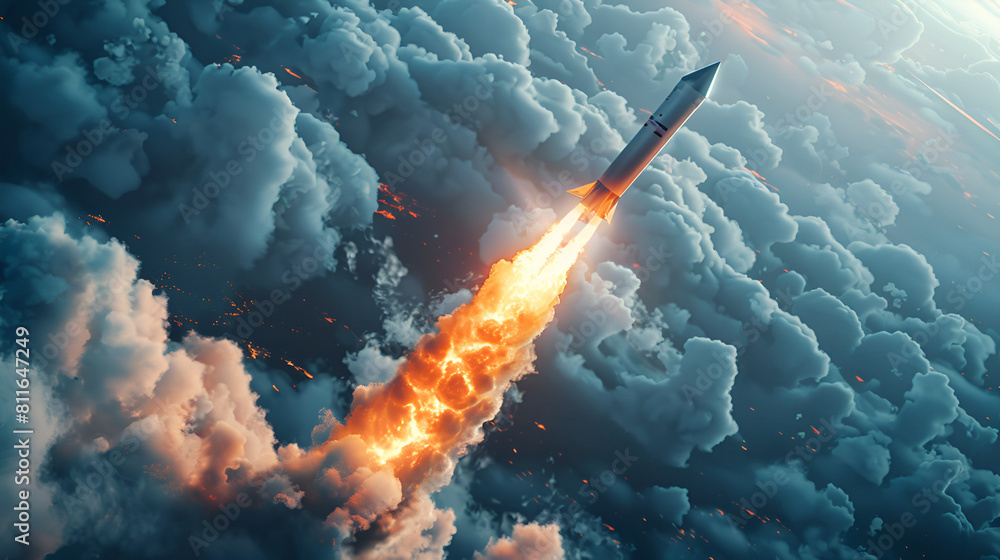 Launched from a mobile platform with velocity. Launch of a Hypersonic ...