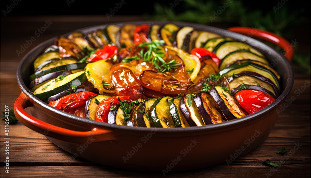 Ratatouille, Provençal vegetable stew originating from Nice, France ...