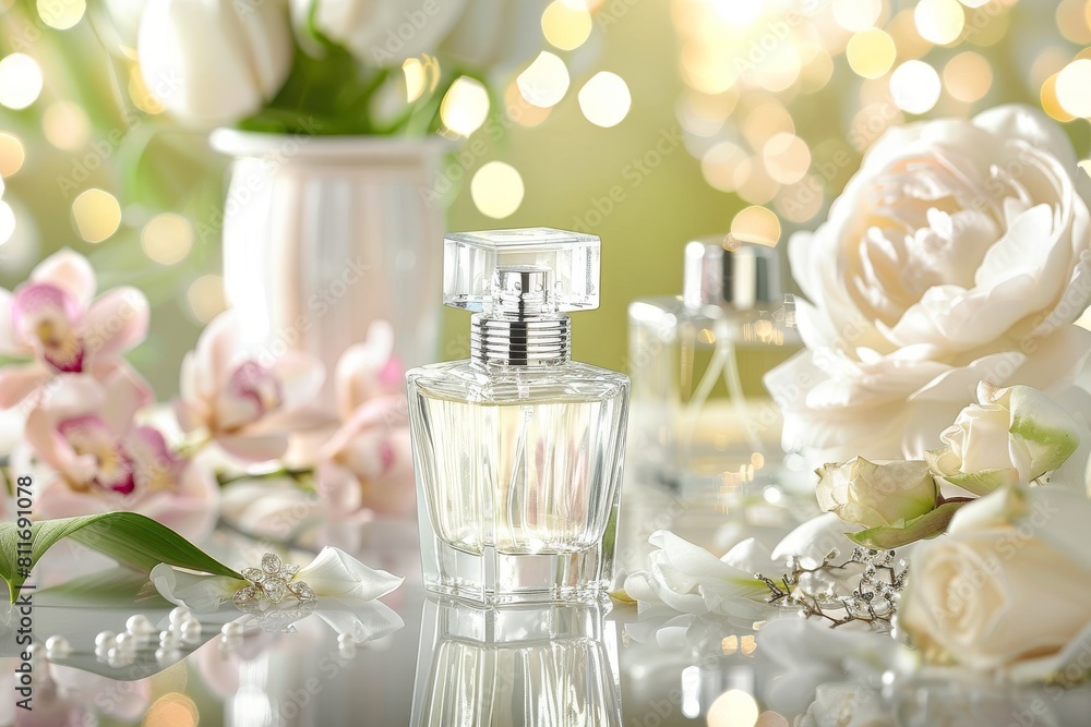 Observe the studio evening wear of perfume scent, blending with the ...