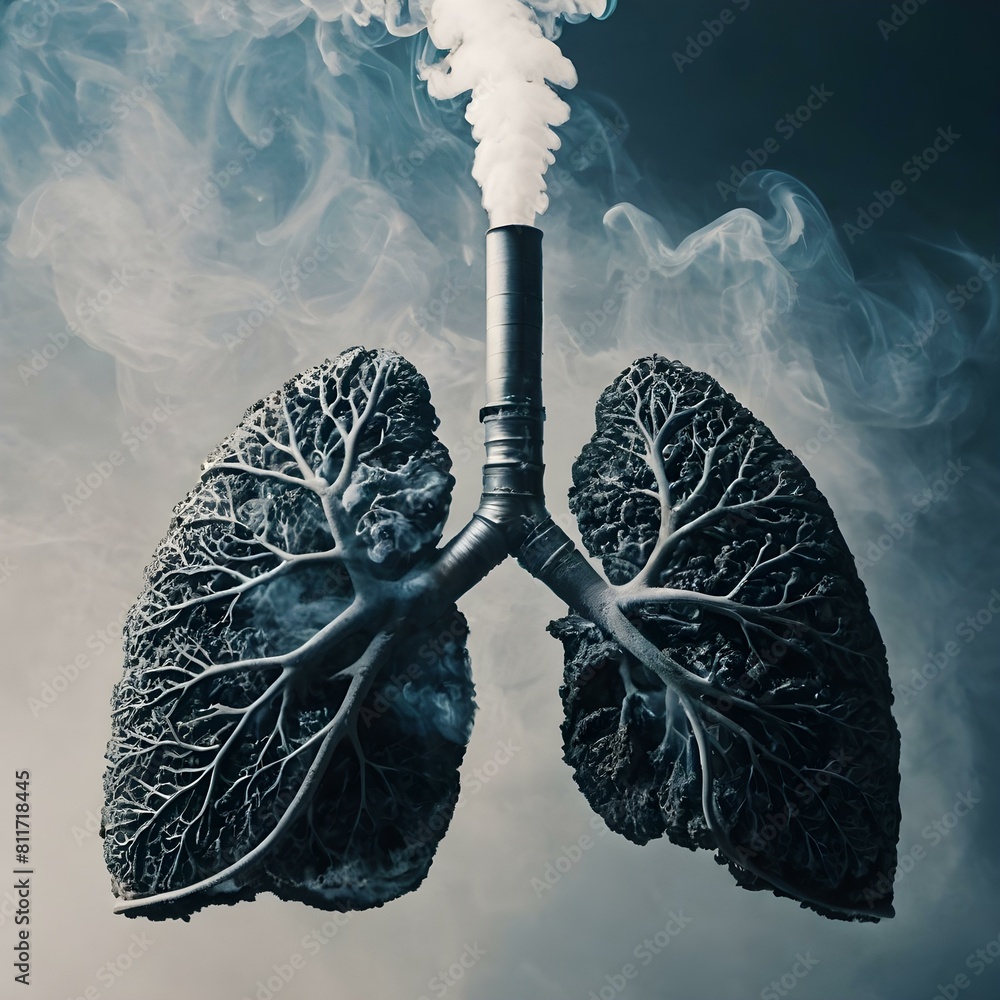 Human Lungs Fully Saturated by Pollution and Smoking: Health Impacts ...