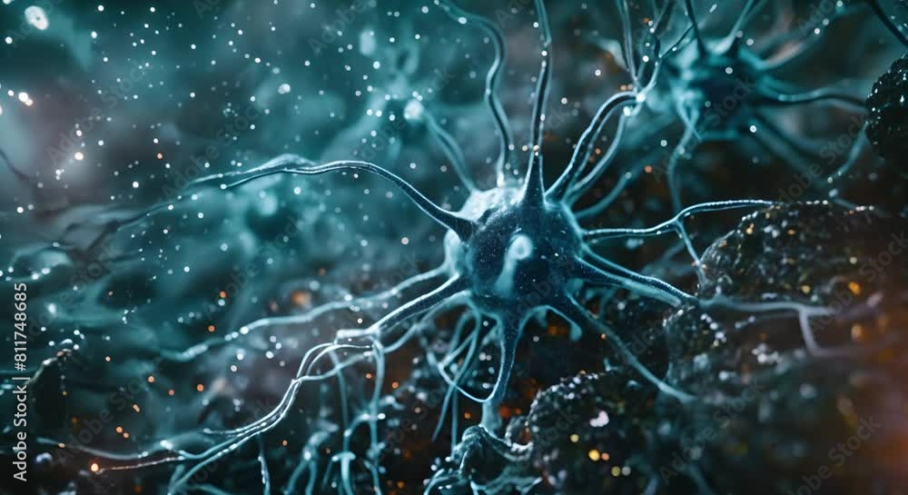Examining Neuron Cells in a Neural Network for Neuro Research. Concept ... Examining Neuron Cells in a Neural Network for Neuro Research. Concept ...