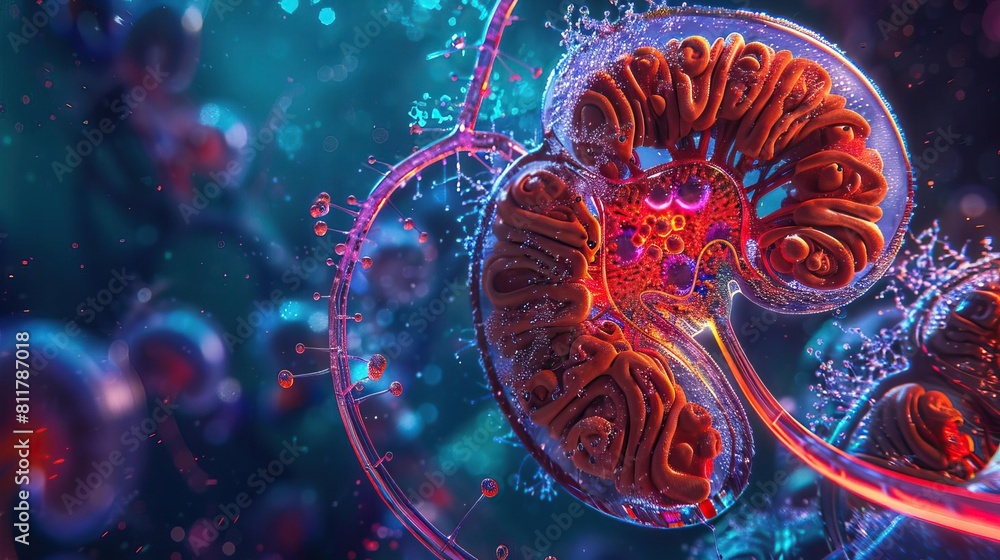 A comprehensive visualization that transitions from a macroscopic ...