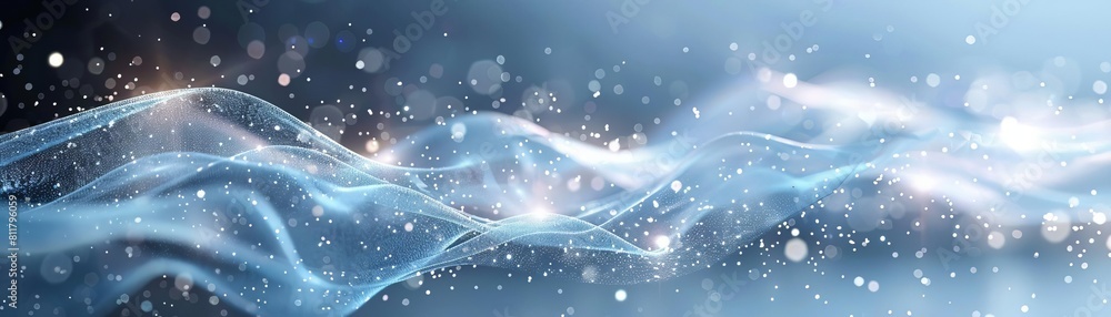 Ice stream of air set of vector elements on a light background Abstract ...