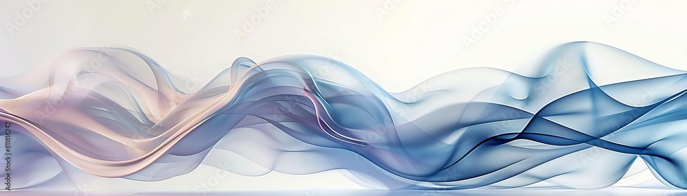 Air flow set of vector elements on a white background Abstract light ...