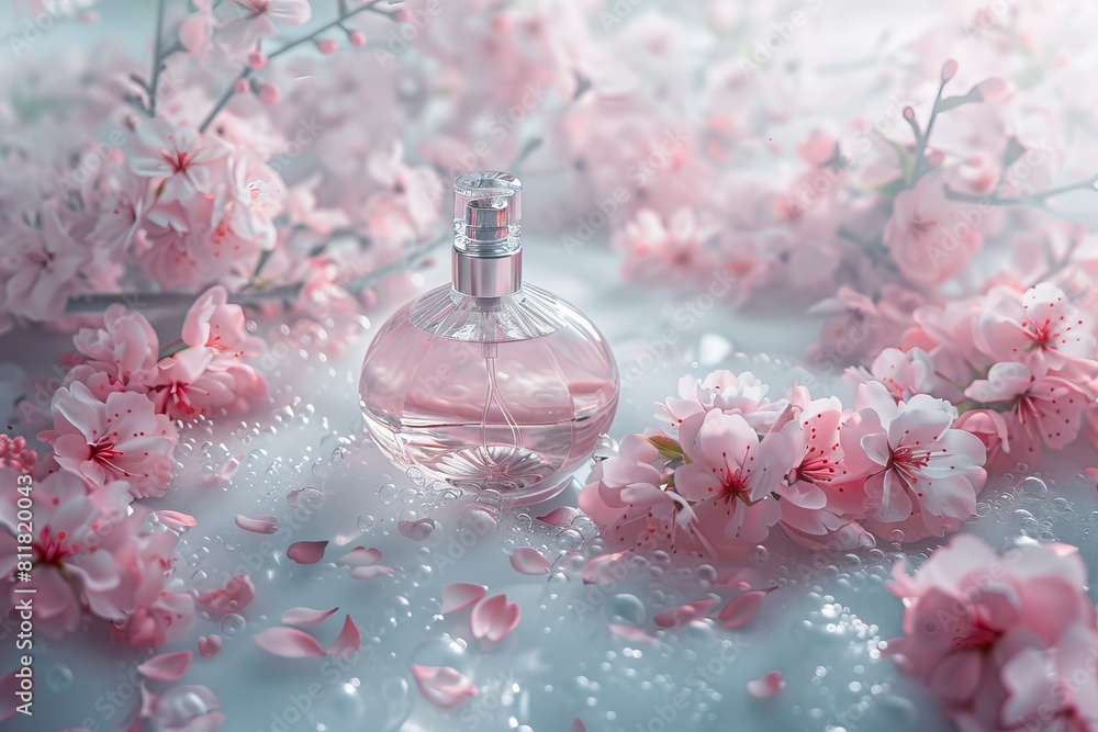 Under a panoramic, dark sky, the fresh fragrance blend of rare extracts ...