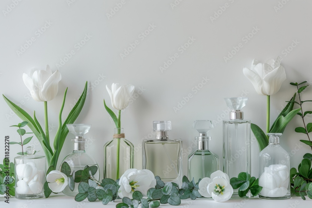 Delve into the dark, panoramic world of perfumery craft, where fresh ...