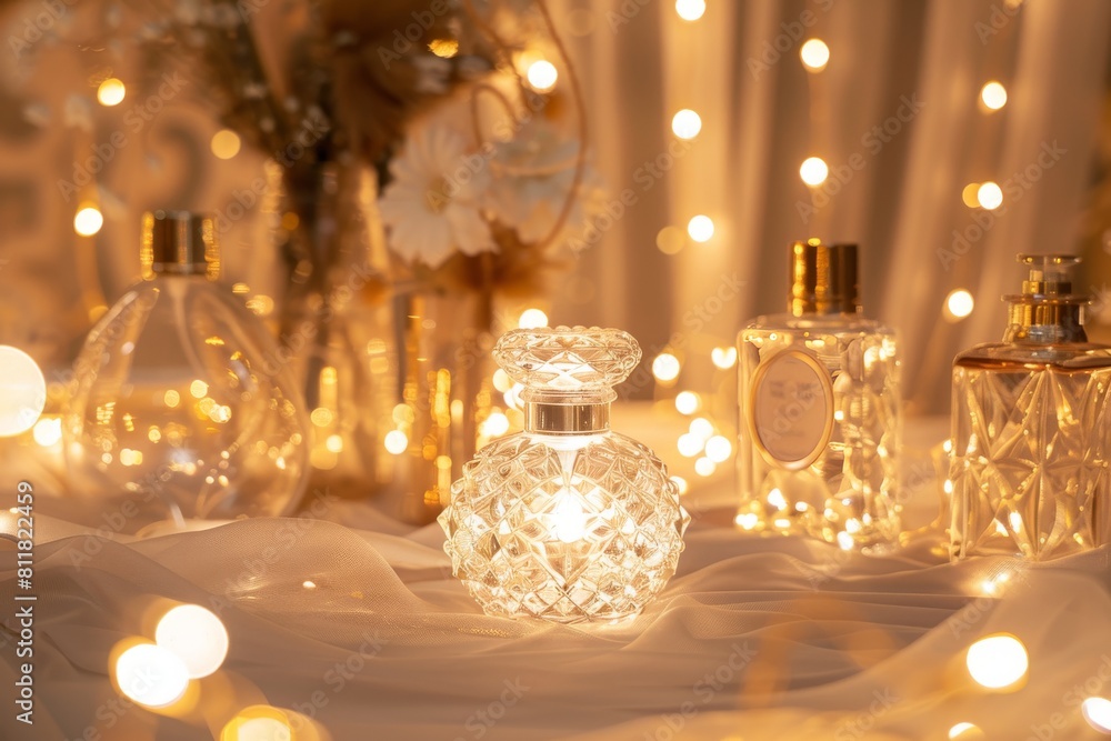 Explore the craft of perfumery in a dark, panoramic setting, blending ...